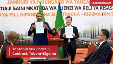 Tanzania Signs Construction Agreement for Standard Gauge Railway Phase ...